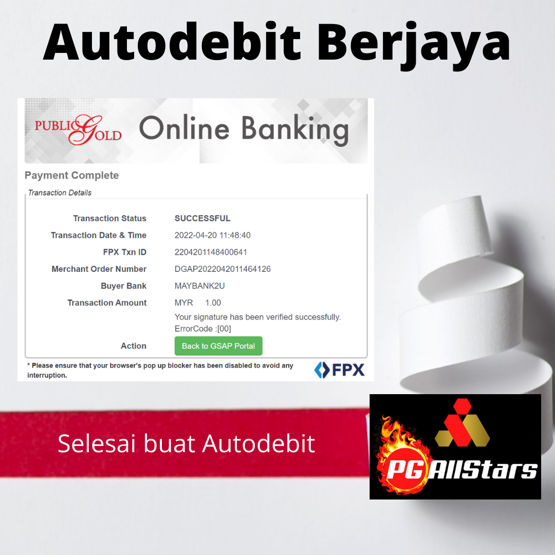 Auto-Debit ke Akaun Simpanan Emas GAP (Tutorial) | Aldasir.Com